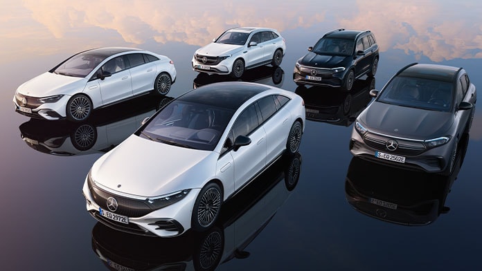 Electric cars Mercedes Benz